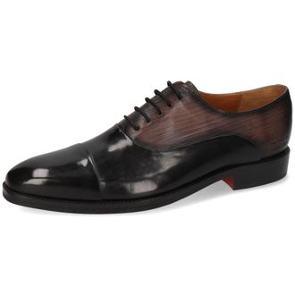 Melvin & Hamilton Oxford Schuhe Herren Lawrence 3 Schwarz 44