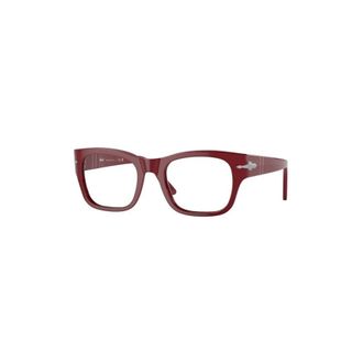 Persol unisex, Accessoires, Rouge, Taille: 50 MM Monture optique