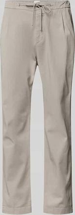 Closed Regular Fit Stoffhose mit Label-Detail