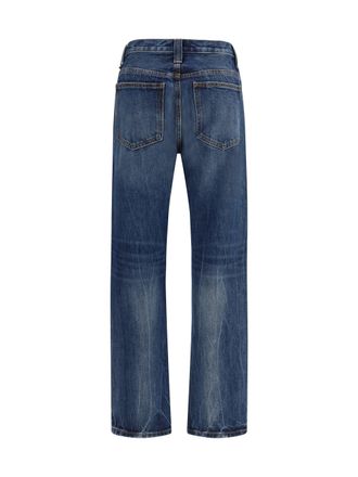 Khaite Womens High-Rise Farley Jeans Lykens Cotton