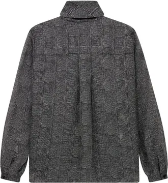 Emporio Armani Check Print Shirt - Gray