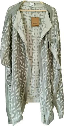 Burberry Silk Logo Poncho/Cover Up