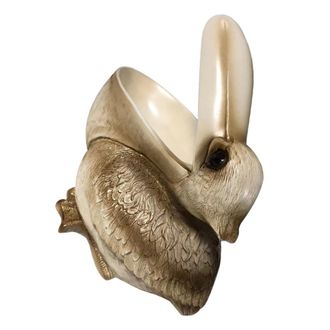 Valiclud Resin Toucan Vogel Modell Schlüsselhalter Desktop Ornament Dekor Multifunktional Schmuck Süßigkeiten Organizer für Büro und Zuhause