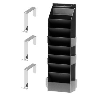 Generico Schuh-Organizer f&uuml;r die T&uuml;r, 8 Ebenen zur Aufbewahrung von 16-24 Paar Schuhen, Organizer f&uuml;r Eingang, Schlafzimmer, Utensilien, Studentenwohnheim, Kla