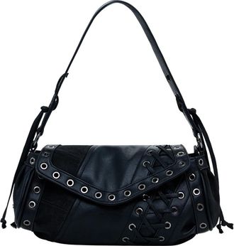 Desigual Femme, Sacs, Noir, Taille: ONE Size Zarauz Tango Patch Bag