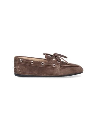 Miu Miu Loafers Aus Wildleder