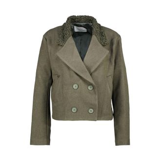 Am&eacute;lie & Am&eacute;lie Iris Jas - Femme - Vestes - Vert - Taille: 42/44 FR