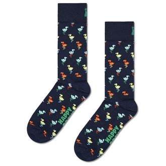 Happy Socks Flamingo Sock (DE/NL/SE/PL, Numerisch, 36, 40, Regular, Regular, Mehrfarbig)