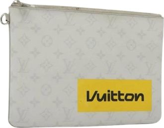 Louis Vuitton Pre-owned Toile pochettes-minaudieres - Femme - Pre-owned - Blanc - Taille: ONE Size