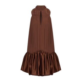 Rotate Kurzes Kleid mit Drapierung - - Dresses - Damen - Braun - S
