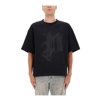 Purple Stacked Tee - - Tops - Herren - Schwarzk - M