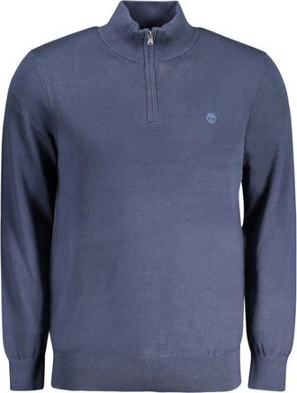 Timberland Homme, Pulls, Bleu, Taille: M Pull en Coton Bleu
