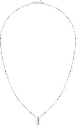 Live Diamond Collier en or jaune recycl&eacute; 375/1000 et diamant synth&eacute;tique