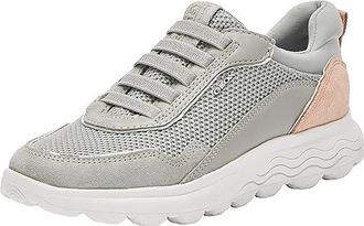 Geox Femme D Spherica D Basket, Gris Clair, 37 EU