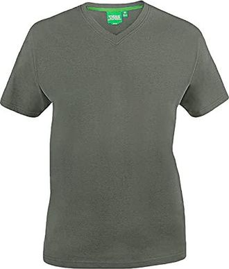 D555 Duke T-shirt en coton pour homme Signature King Size, kaki, 7XL