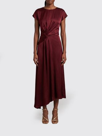 Victoria Beckham Asymmetrisches Midi-Kleid Aria mit geraffter Taille