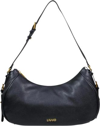 Liu Jo Femme, Sacs, Noir, Taille: ONE Size Sac &agrave; main en similicuir avec fermeture &eacute;clair