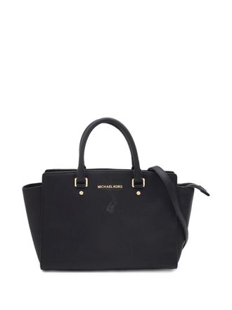 Michael Kors sac port&eacute; &eacute;paule en cuir - Noir