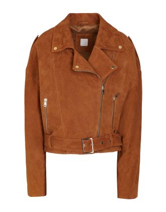 8 by YOOX SPLIT LEATHER OVERSIZE BIKER