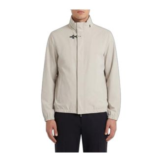 Fay Kurze Reise Bomberjacke - - Jackets - Herren - Beige - 3XL