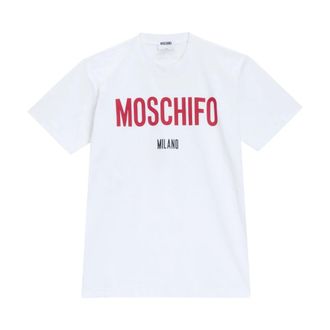 Moschino Femme, Tops, Blanc, Taille: 36 FR Moschifo T-Shirt