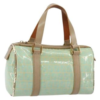 Fendi Pre-owned Canvas Handtasche - - Pre-owned - Damen - Gr&uuml;n - ONE SIZE