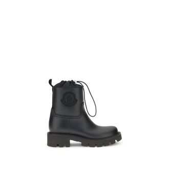 Moncler Femme, Chaussures, Noir, Taille: 39 EU Bottes en caoutchouc Kickstream