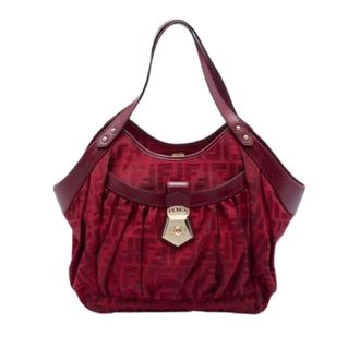 Fendi Pre-owned Vintage Canvas Tote - - Pre-owned - Damen - Rot - ONE SIZE