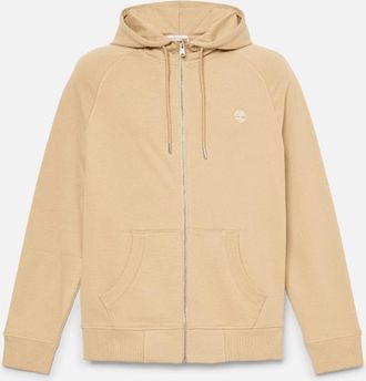 Timberland Exeter River Hoodie mit durchgehendem Rei&szlig;verschluss f&uuml;r Herren in Beige, Herren, Beige, Gr&ouml;&szlig;e