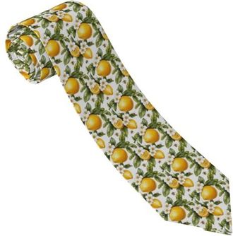 Generic Imprimé Abeille Et Citron Cravates Décontractée Cravates Hommes Élégante Cravate Pour Femmes Scolaires Bureau