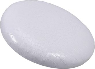 Angoily Ersatzsitz f&uuml;r Barhocker und Esszimmerstuhl Runde 28cm Holzplatte mit Wei&szlig;em PU Polster Widerstandsf&auml;hige Sitzfl&auml;che f&uuml;r K&uuml;chen und Holzst&uuml;hle