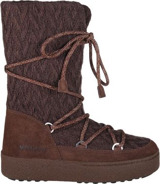 Moon Boot Femme, Chaussures, Brun, Taille: 40 EU Ltrack Knit Boot