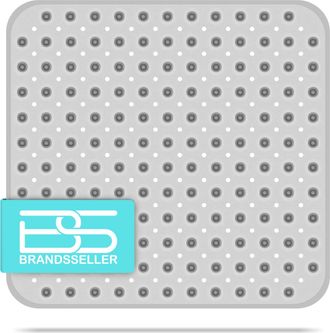 Brandsseller Duschmatte 53x53 cm Duscheinlage Badewanneneinlage mit Noppen Transparent