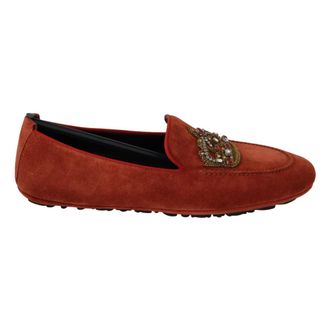 Dolce & Gabbana Loafers Slides Dress - - Shoes - Herren - Orange - 40 EU