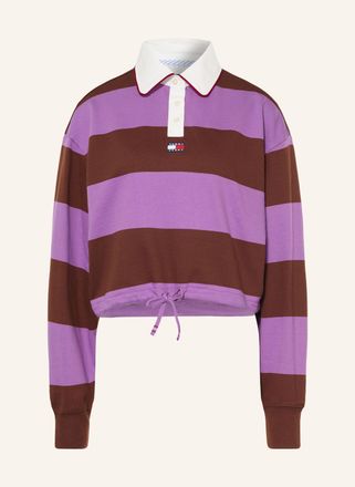 Tommy Jeans Rugbyshirt braun