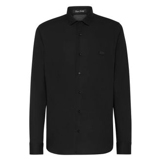 Philipp Plein Shirt Slim Fit Skull&Bones - - Shirts - Herren - Schwarzk - S
