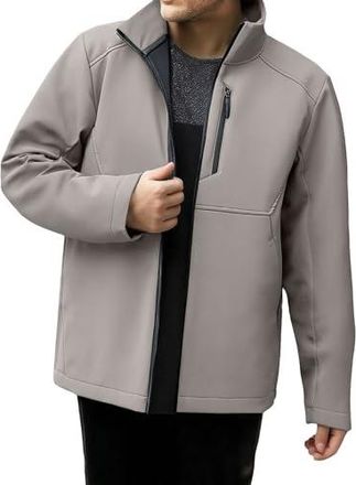 Generic Veste de loisirs pour homme avec fermeture &eacute;clair sur toute la longueur, veste dhiver avec doublure en polaire, veste chaude et coupe-vent, l&eacute;g&egrave;re, d&eacute;