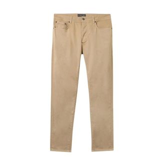 Brooks Brothers Homme, Pantalons, Beige, Taille: W36 Pantalon en coton stretch &agrave; 5 poches