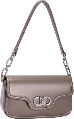 David Jones Paris - Sac port&eacute; &eacute;paule Ville Femme - Sac &agrave; main soir&eacute;e Similicuir - Taille Petite - Chic El&eacute;gant Classique (Bitter Chocolate)