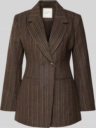 Neo Noir Longblazer mit Knopfverschluss