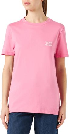 Tamaris Damen Slogan T-Shirt AVOLA Pink XL