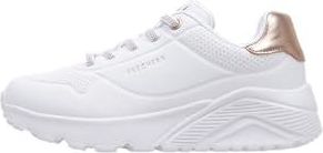 Skechers Fille Uno Lite Shoes, White, 33.5 EU
