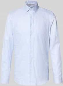 Jake*s Super Slim Fit Businesshemd aus reiner Baumwolle