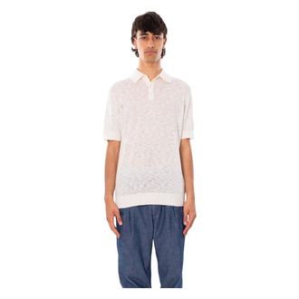 Daniele Fiesoli Homme, Tops, Blanc, Taille: M Polo Chemises