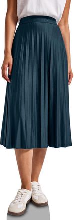 Street One Damen Midi Pliss&eacute;e Rock