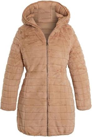 SS7 Femmes Veste r&eacute;versible en Fausse Fourrure