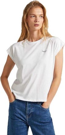 Pepe Jeans London Damen Lory T-Shirt, Weiß (White), M