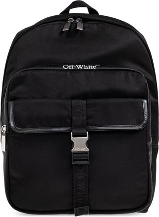 Off-white Homme, Sacs, Noir, Taille: ONE Size Logo Backpack