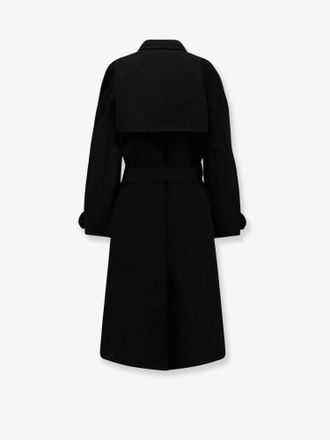 Entire studios Womens Classic Cotton Trench Black & Raincoats