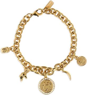 Chlo&eacute; Gold Metal Chlo&egrave; Charms Bracelet